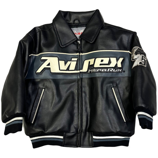 ARCHIVE Avirex Nitro Run Baby Leather Jacket ( 4 Years ) – Known Source