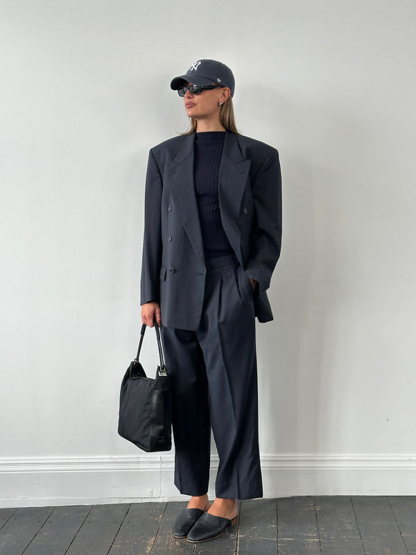 Pierre Balmain 1990s Pure Wool Double Breasted Suit – 42S/W34 – Known ...