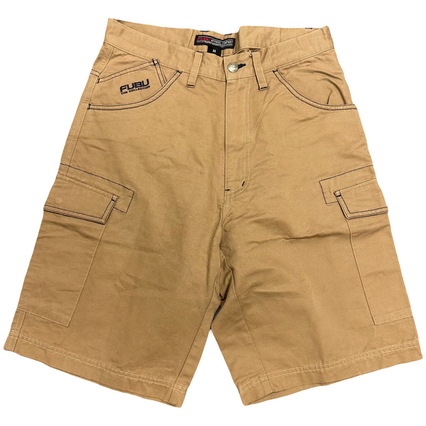 Fubu Shorts In Beige ( W30 ) – Known Source
